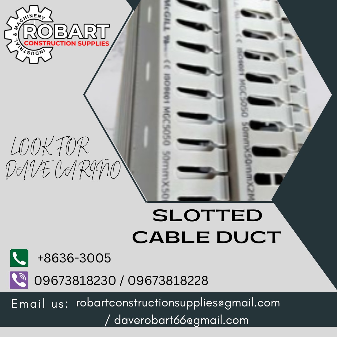 SLOTTED CABLE DUCT, Commercial & Industrial, Construction Tools ...