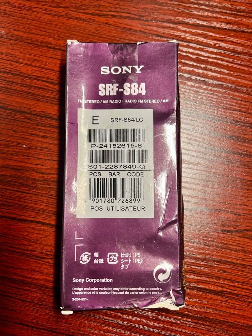 Sony walkman FM/AM Portable Radio SRF-S84, Audio, Portable Music ...