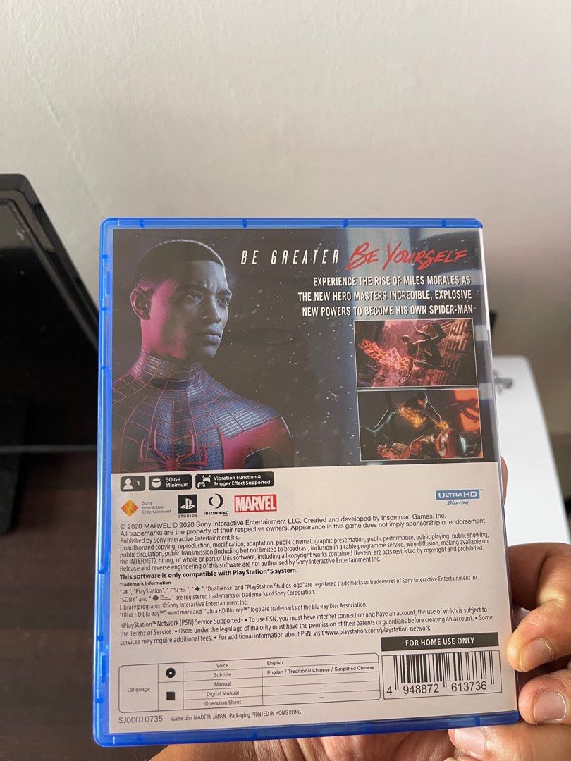 Spiderman mile morales, Video Gaming, Video Game Consoles, PlayStation ...