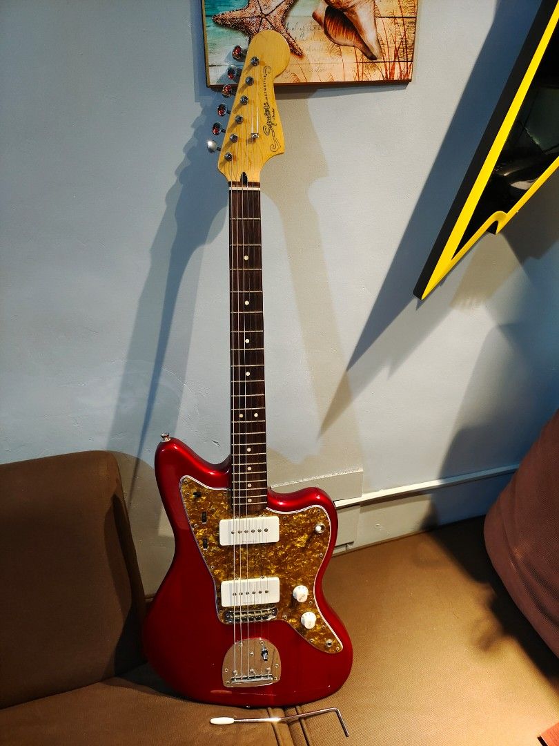 Squier Vintage Modified Jazzmaster MII For Sale or Swap, Hobbies & Toys ...