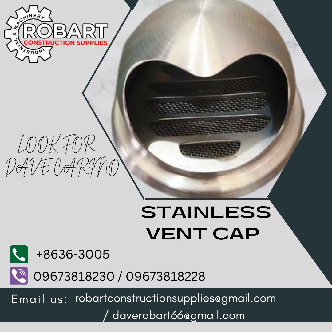 STAINLESS VENT CAP, Commercial & Industrial, Construction Tools ...
