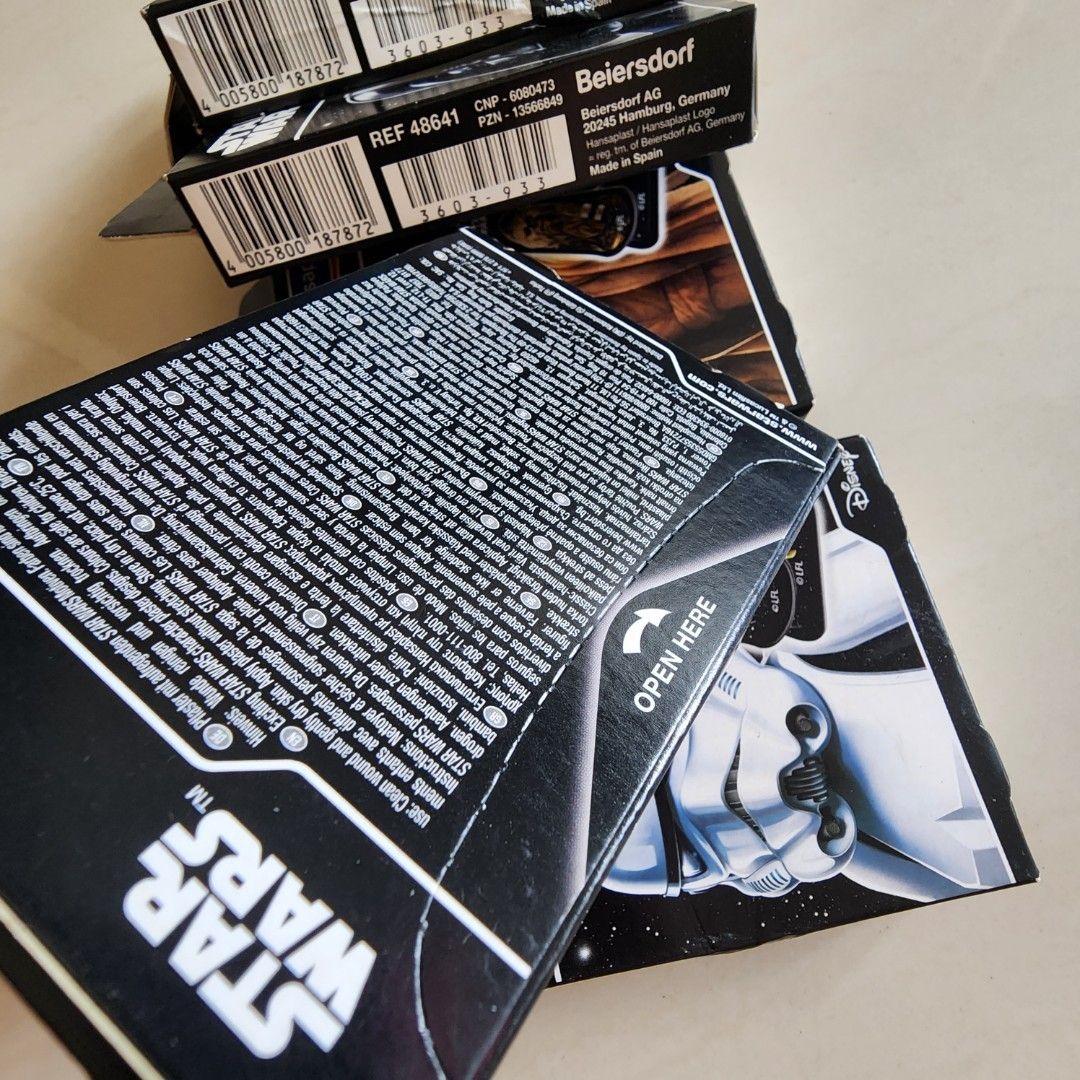 Star Wars plaster Hansaplast box, Furniture & Home Living, Furniture ...