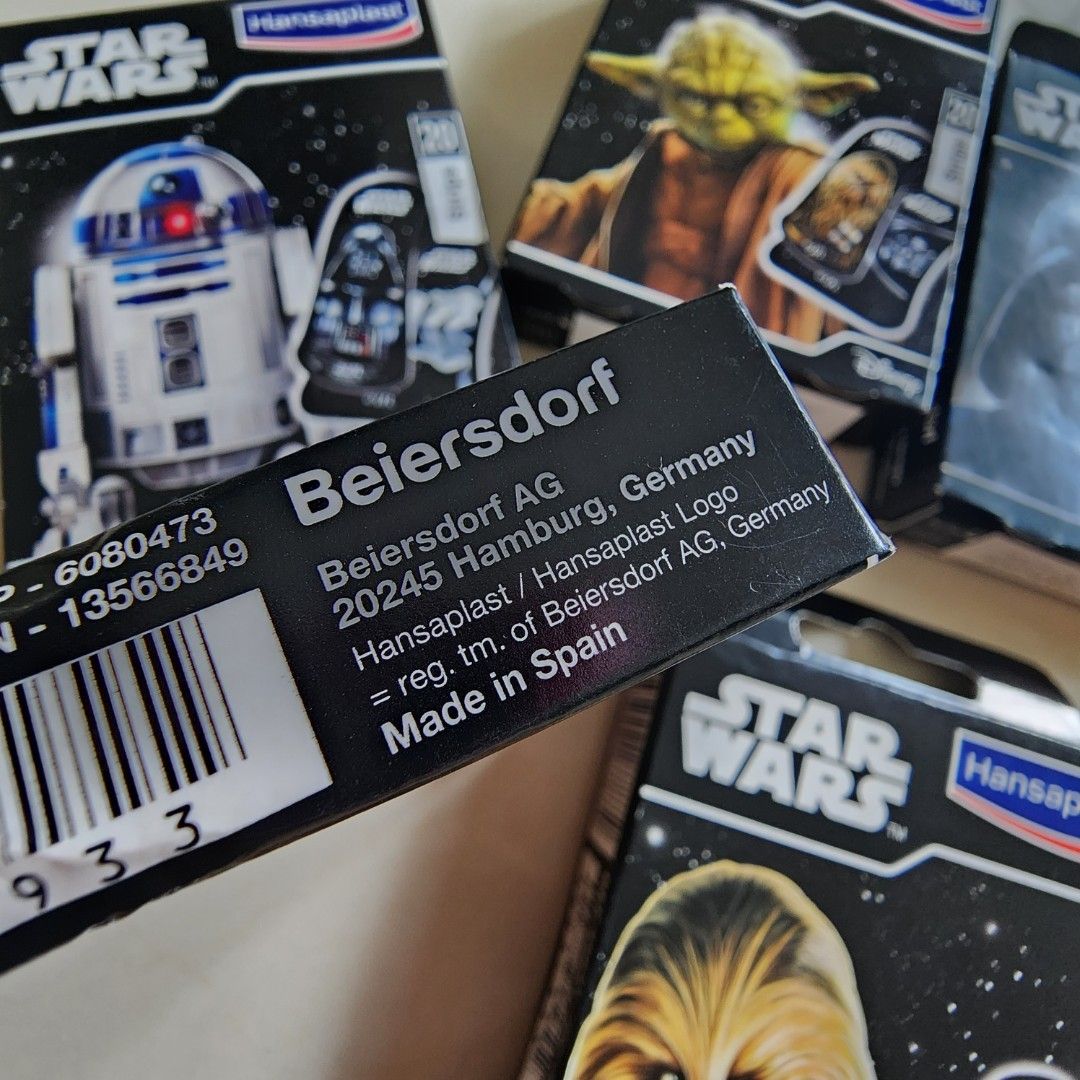 Star Wars plaster Hansaplast box, Furniture & Home Living, Furniture ...