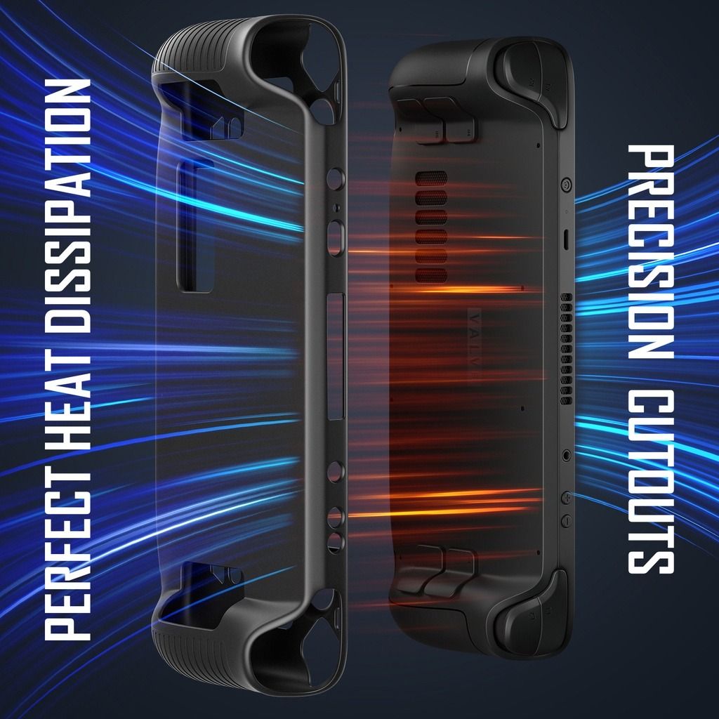 Steam Deck Ergonomic Protective Case Soft Silicon Anti-Slip Console ...