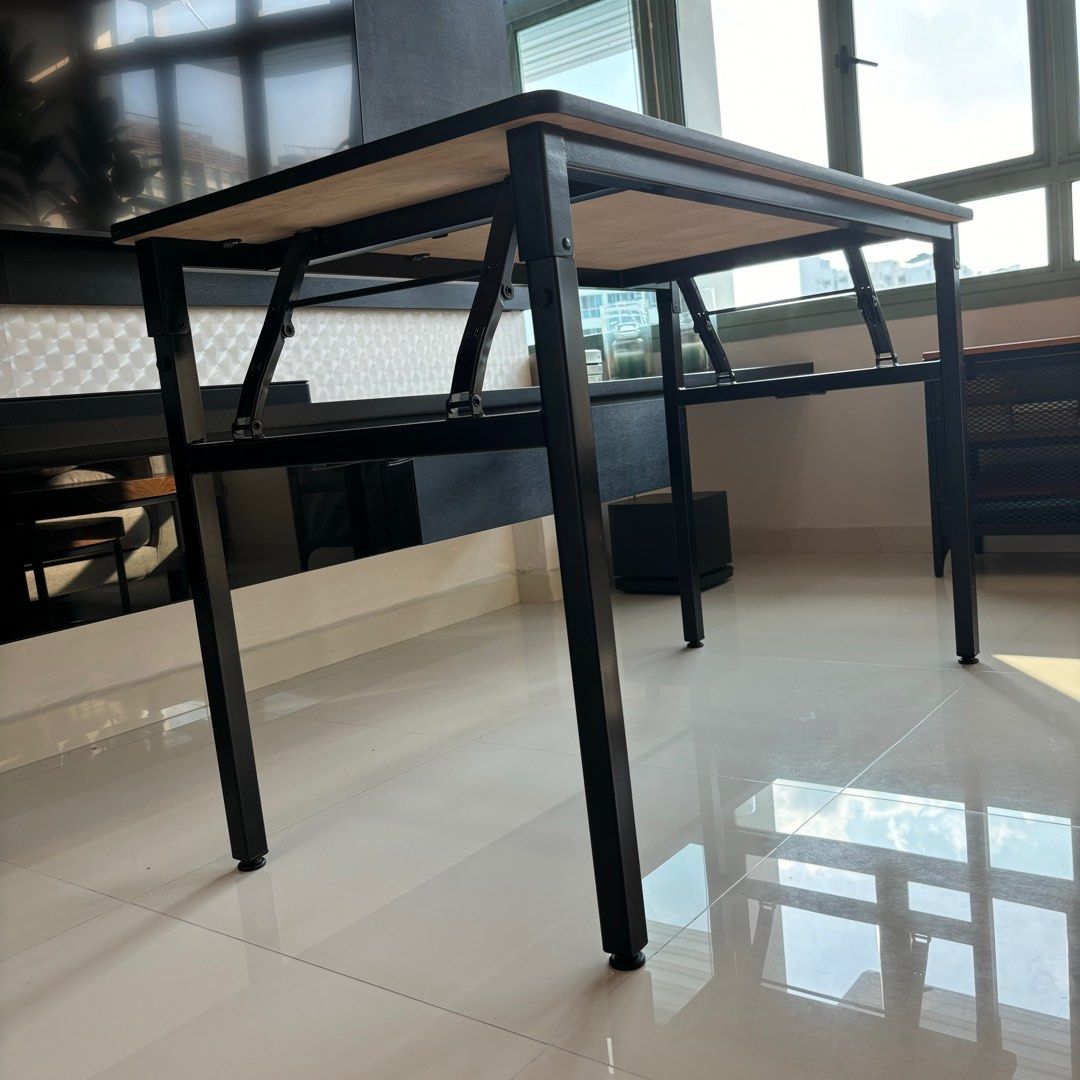 Sturdy foldable table, Furniture & Home Living, Furniture, Tables ...