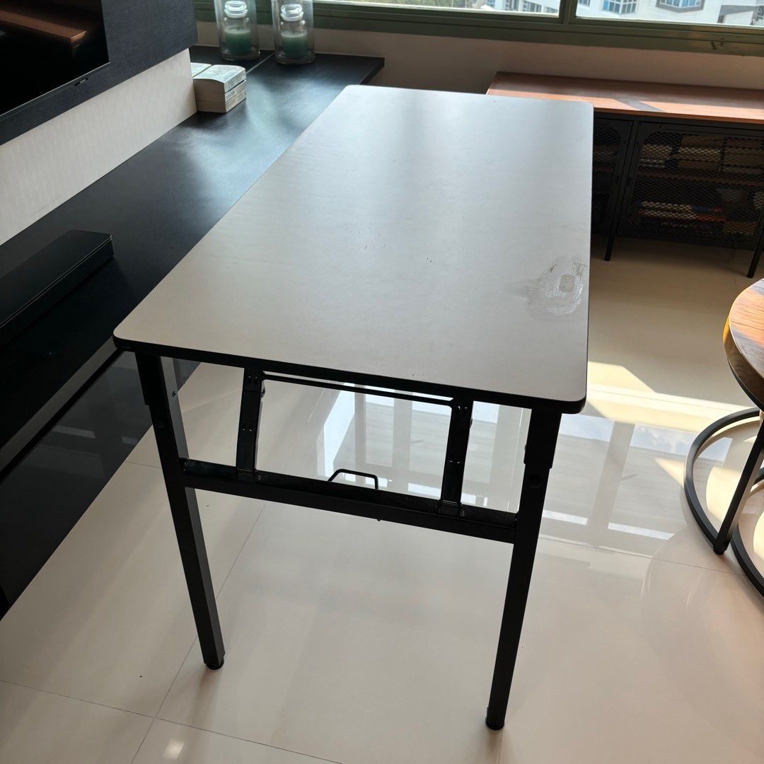 Sturdy foldable table, Furniture & Home Living, Furniture, Tables ...