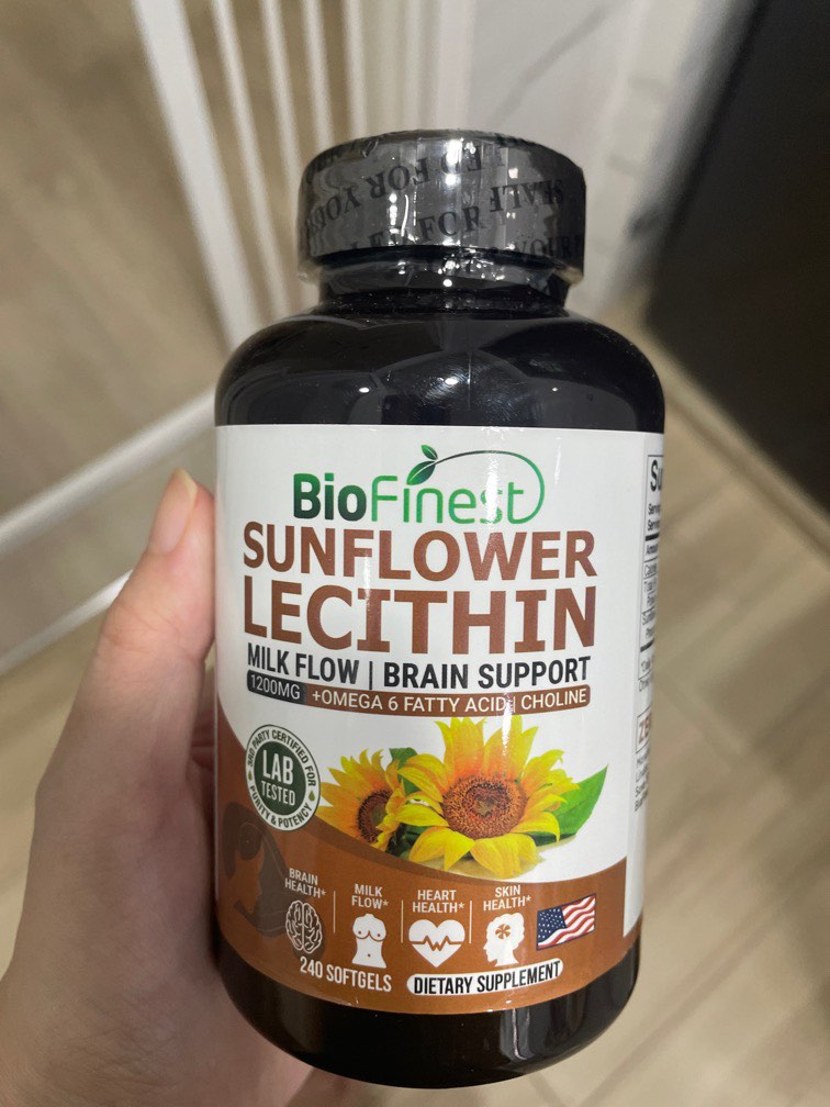 Sunflower Lecithin, Health & Nutrition, Health Supplements, Vitamins ...