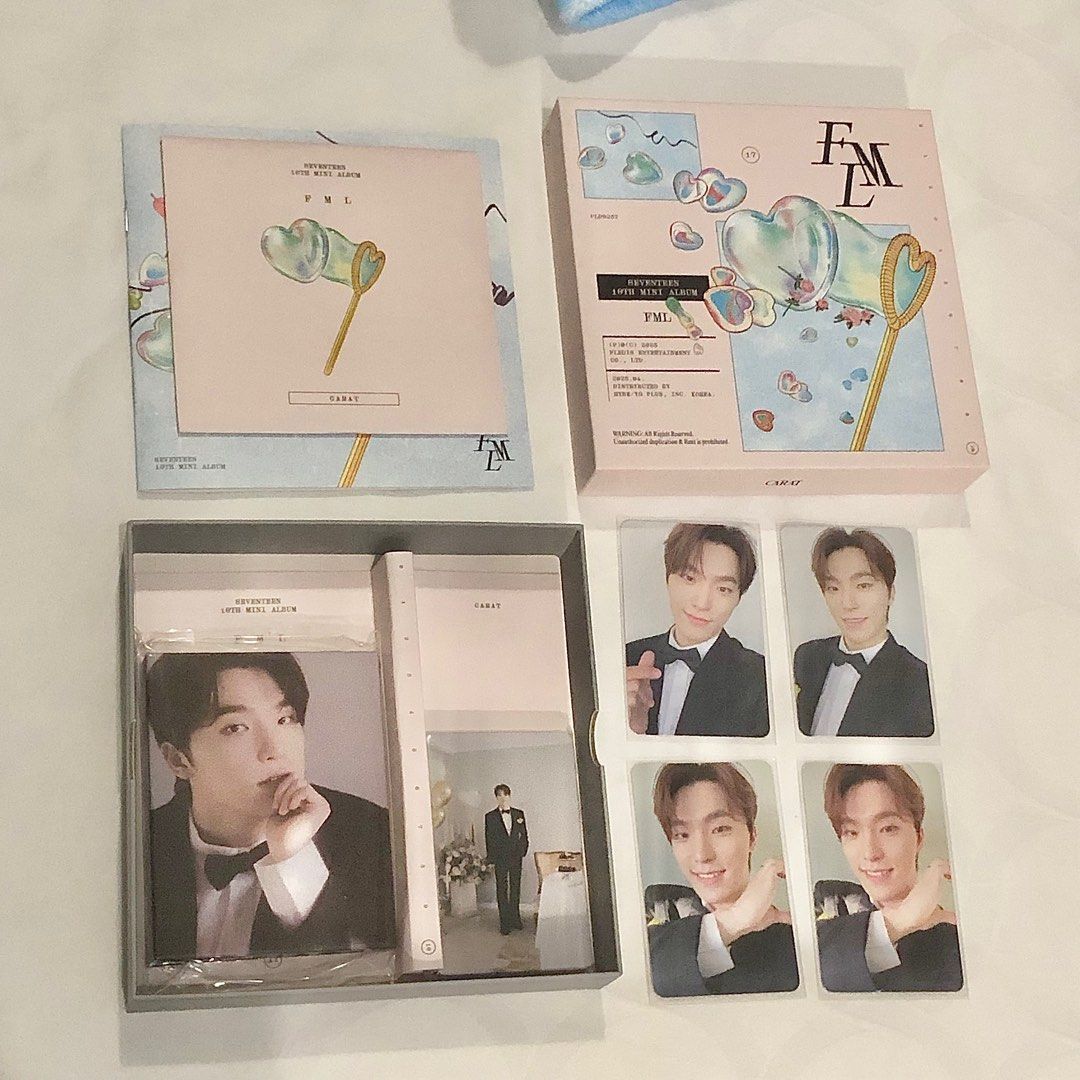 SVT Seventeen FML Carat Ver Album SCOUPS JEONGHAN JOSHUA JUN HOSHI ...