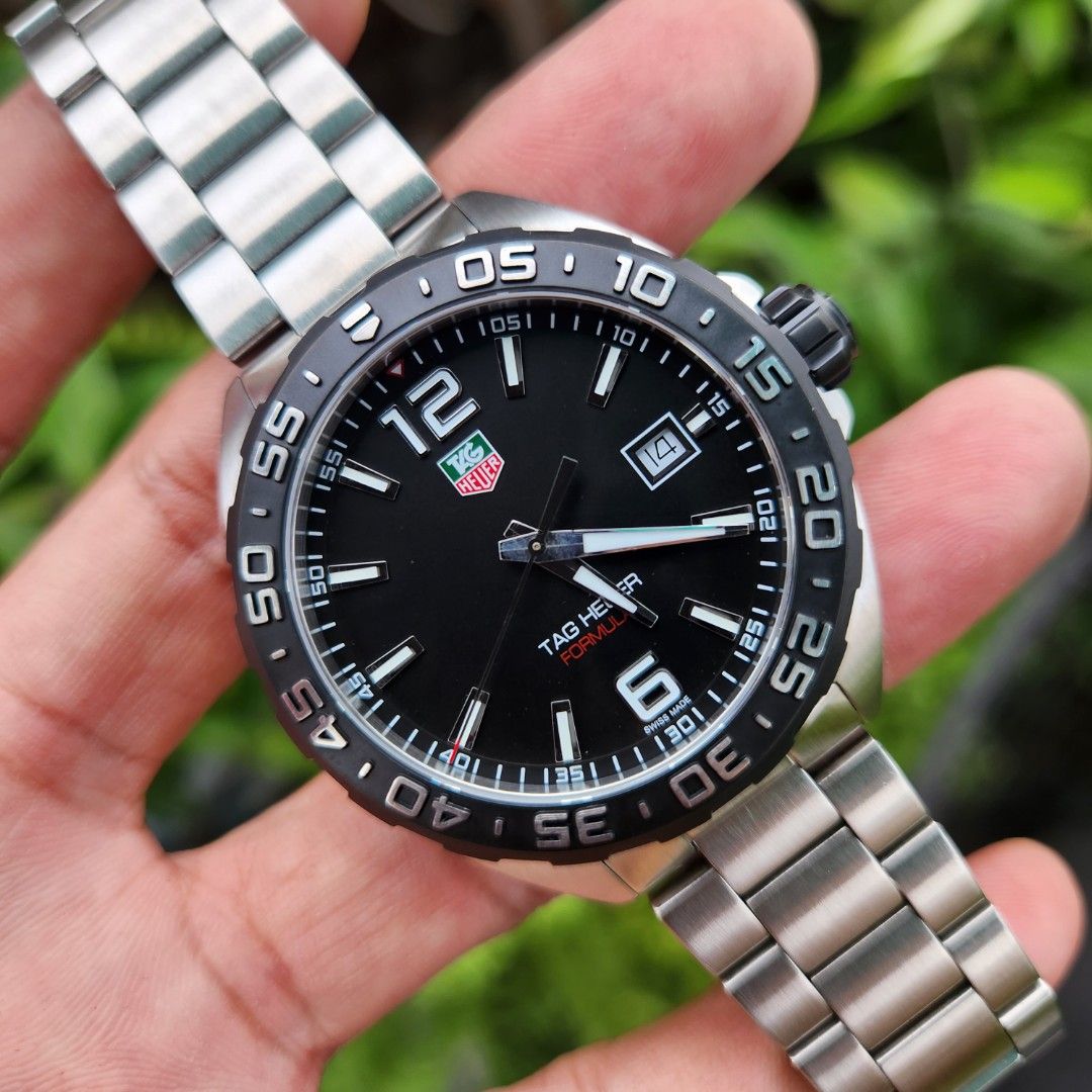 Tag Heuer F1 Black Dial, Men's Fashion, Watches & Accessories, Watches ...
