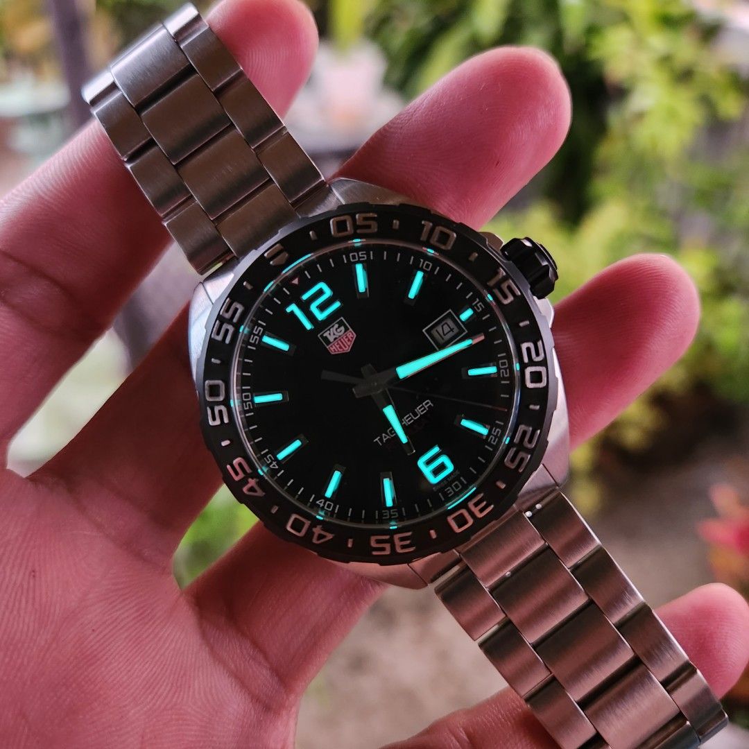 Tag Heuer F1 Black Dial, Men's Fashion, Watches & Accessories, Watches ...