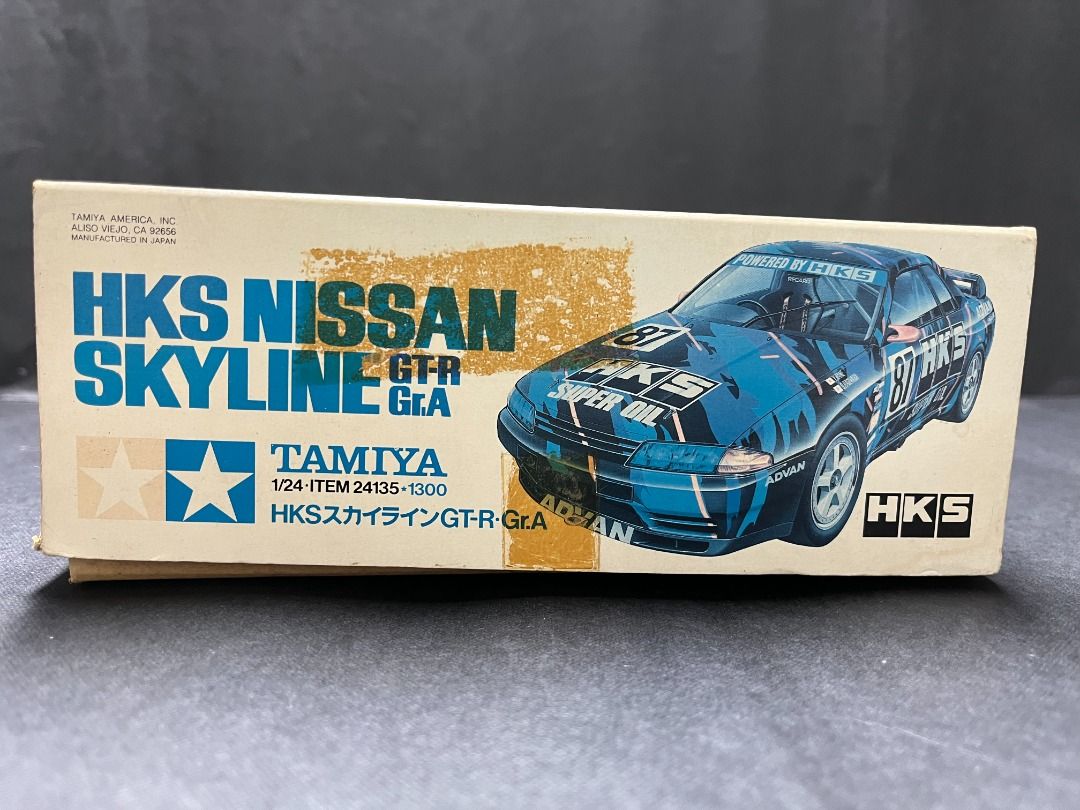 Tamiya 1/24 HKS Nissan Skyline GT-R Gr.A Plastic Model Kit, 興趣及遊戲, 玩具 ...