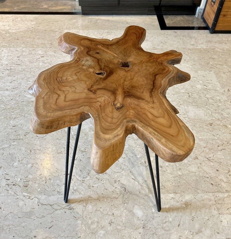 Teak Wood Side Table, Furniture & Home Living, Furniture, Tables & Sets ...