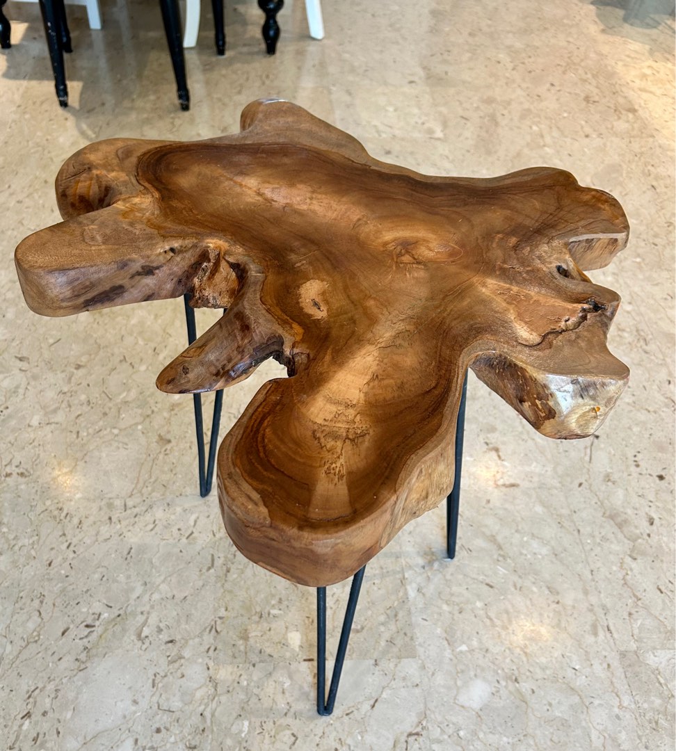 Teak Wood Side Table, Furniture & Home Living, Furniture, Tables & Sets ...