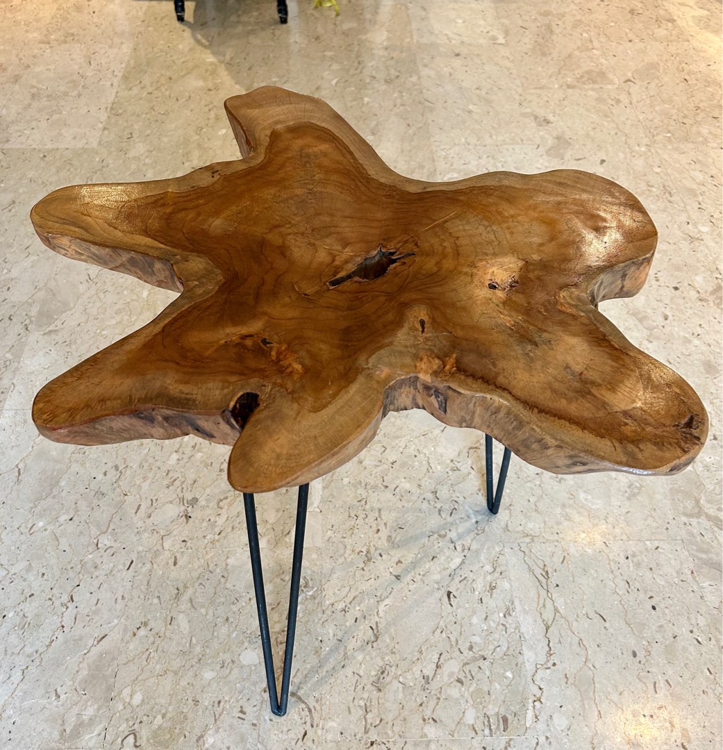 Teak Wood Side Table, Furniture & Home Living, Furniture, Tables & Sets ...