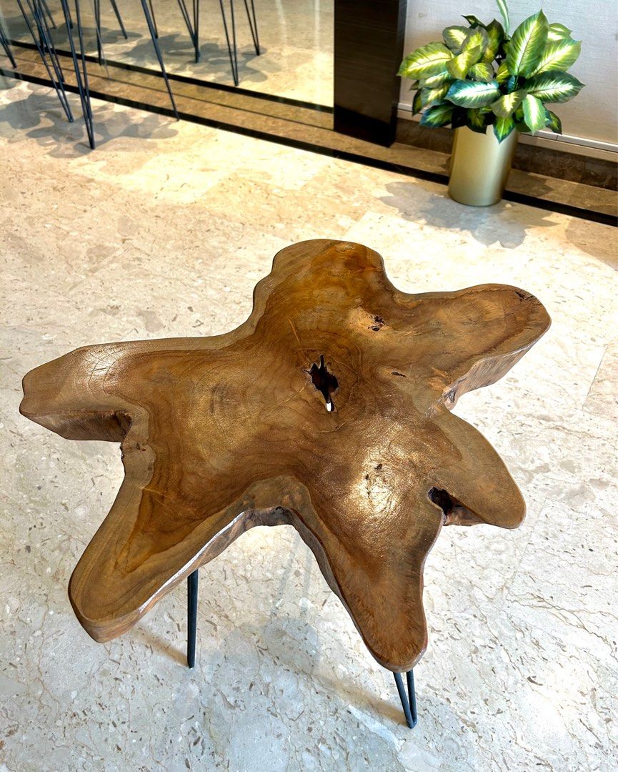 Teak Wood Side Table, Furniture & Home Living, Furniture, Tables & Sets ...