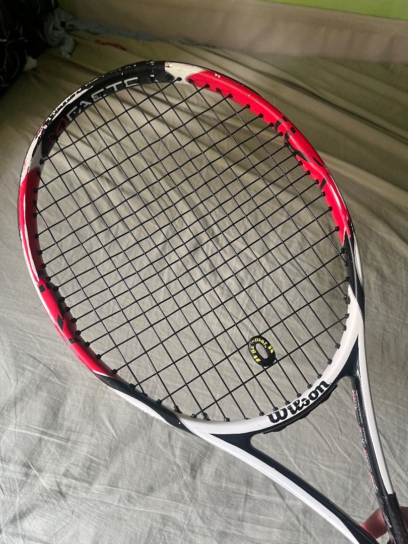 Tennis Racket - Wilson K-FACTOR 95 (27 cm), Sports Equipment, Sports ...