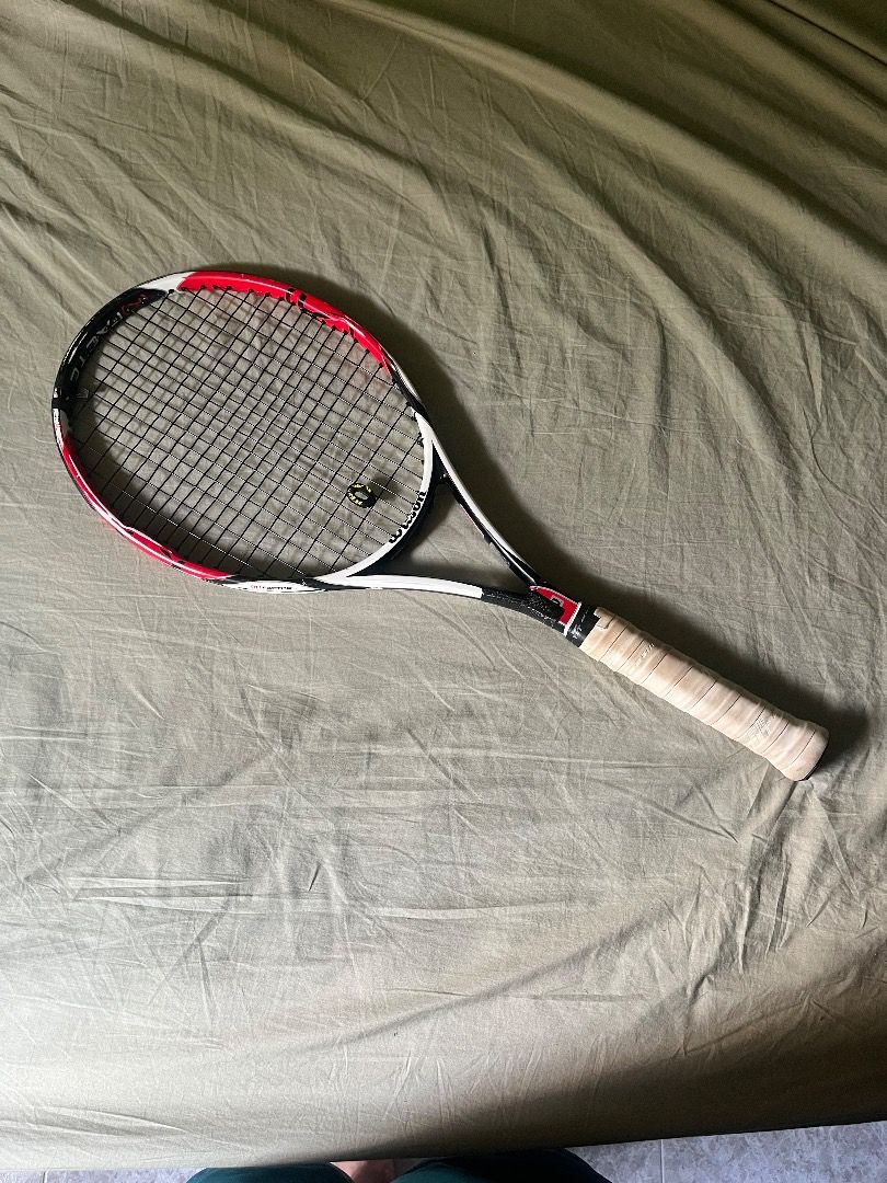 Tennis Racket - Wilson K-FACTOR 95 (27 cm), Sports Equipment, Sports ...