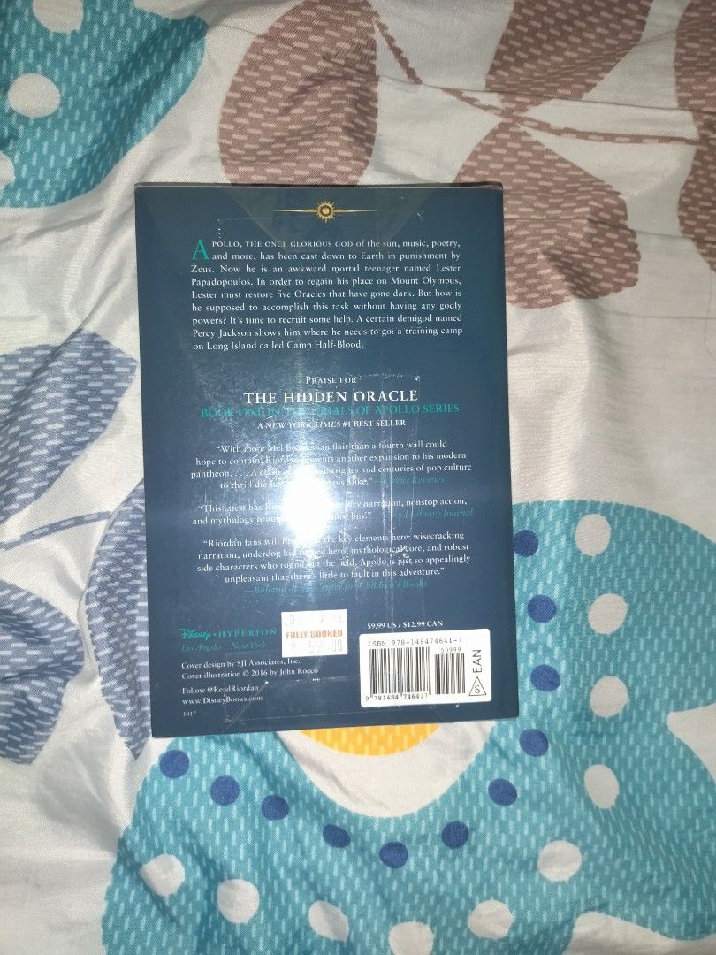 The Hidden Oracle : The trials of Apollo book 1, Hobbies & Toys, Books ...