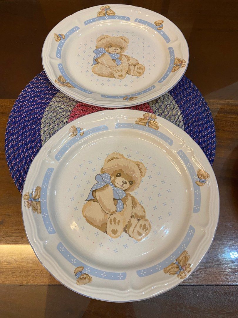 TIENSHAN Stoneware Dinner Plates (10.5 inches), Furniture & Home Living ...