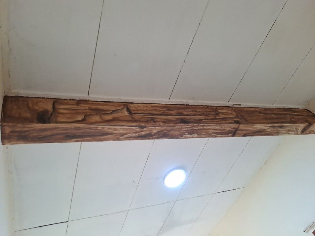 Timber effect painting, Furniture & Home Living, Home Decor, Wall Decor ...