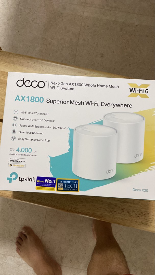 TP Link Deco AX1800 wifi mesh wifi6, Computers & Tech, Parts ...
