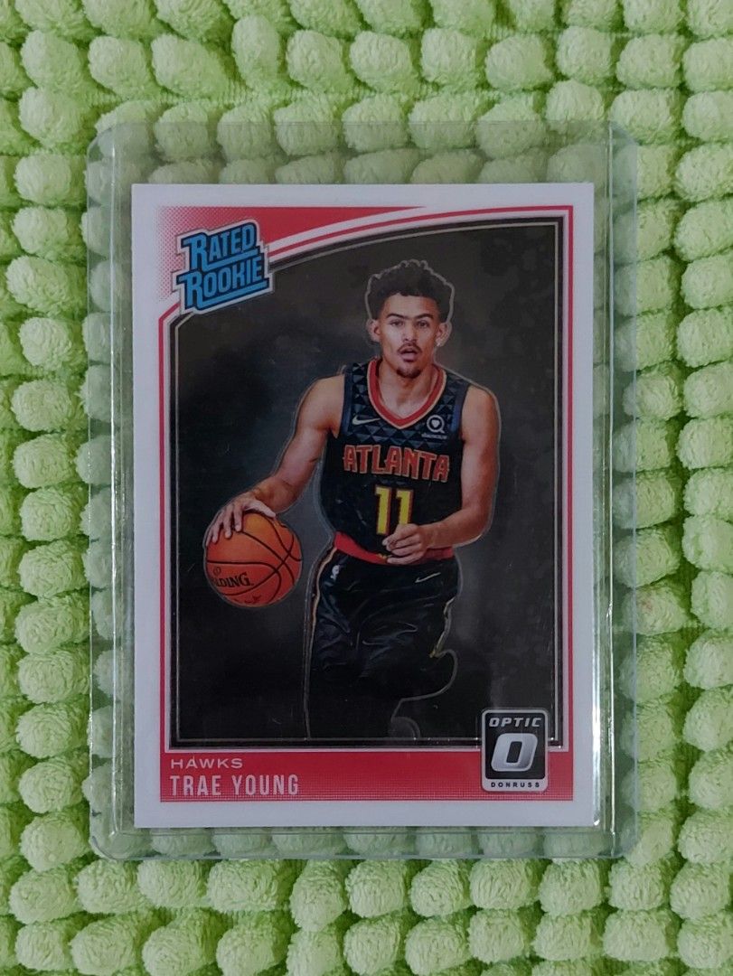 Trae Young Optic Rated Rookie, Hobbies & Toys, Toys & Games on Carousell