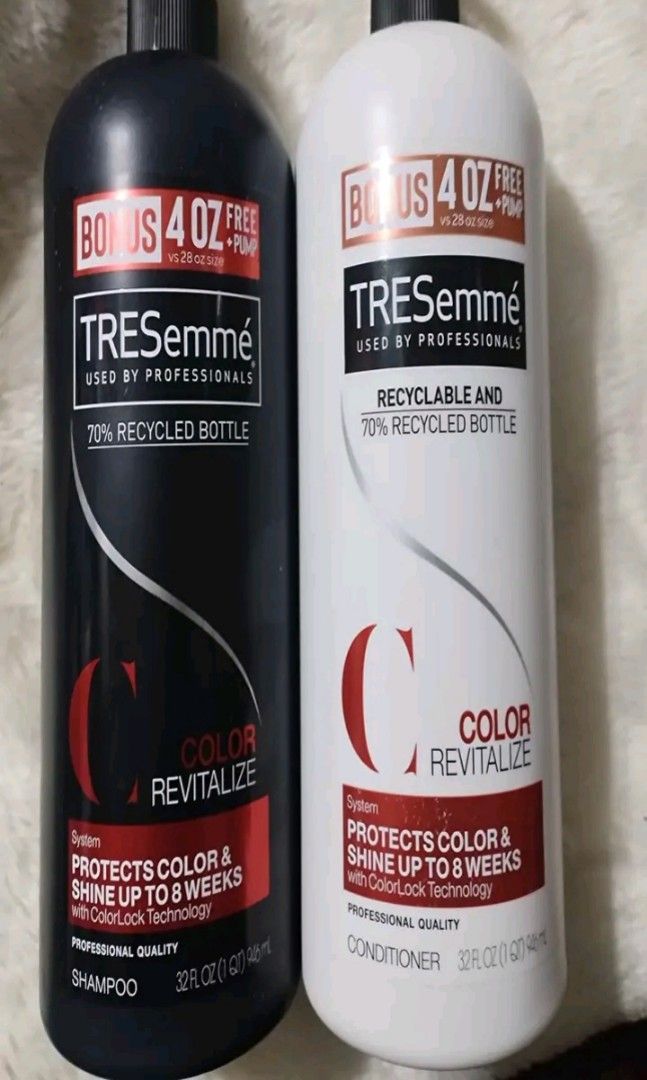 Tresemme Set If Color Revitalize Shampoo And Conditioner 946ml Each