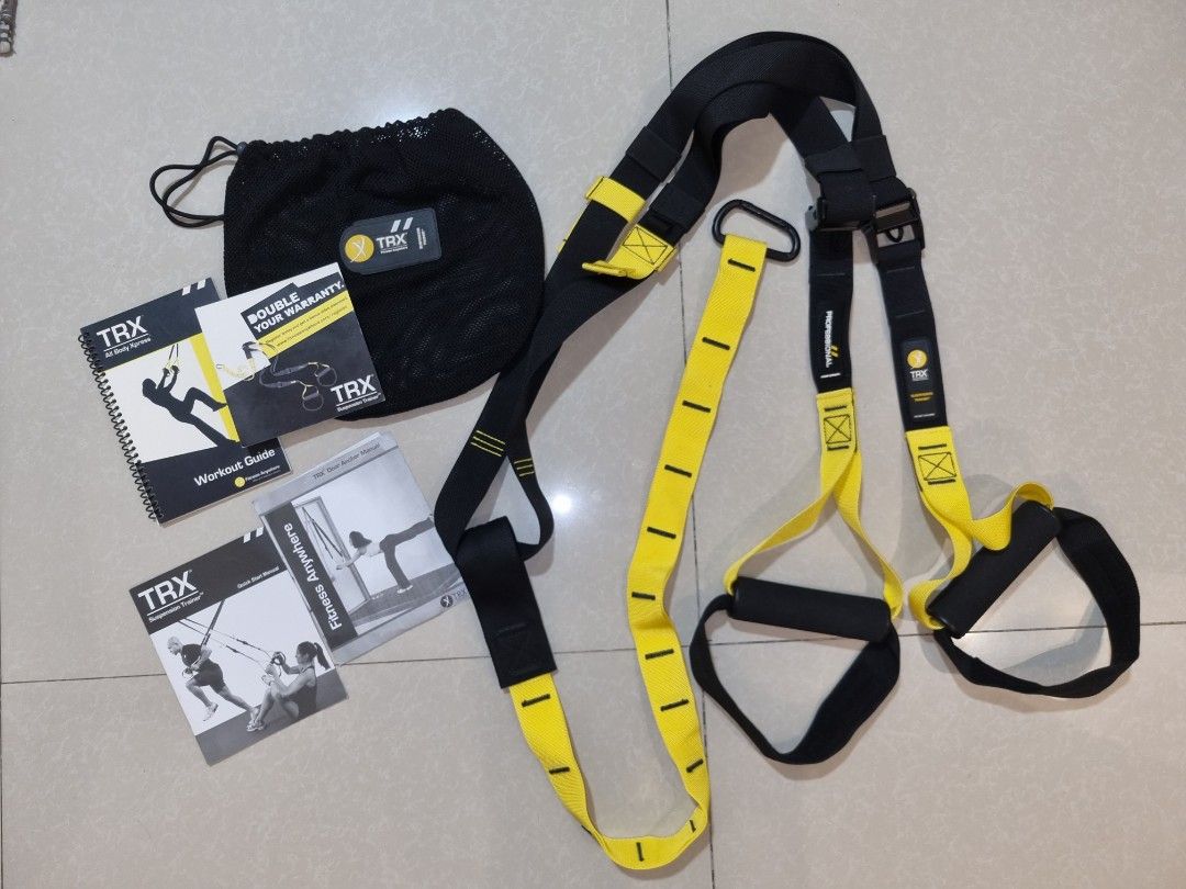 TRX Pro Suspension Training System, Sports Equipment, Exercise ...
