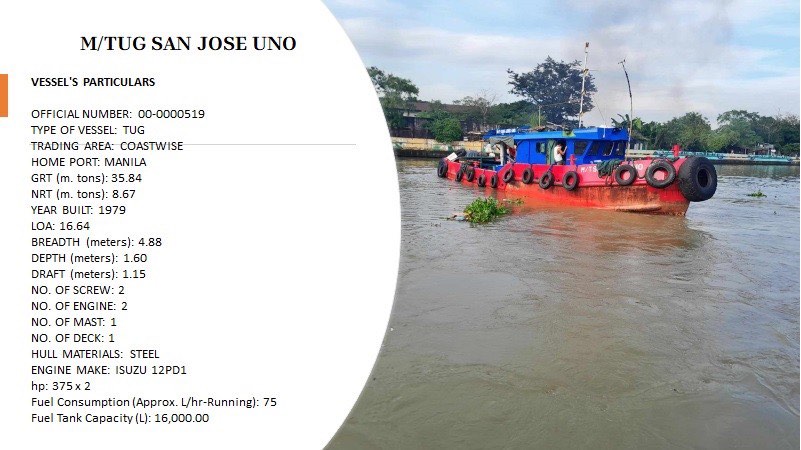 Tugboat for Charter (M/Tug San Jose Uno), Special Vehicles, Boats and ...