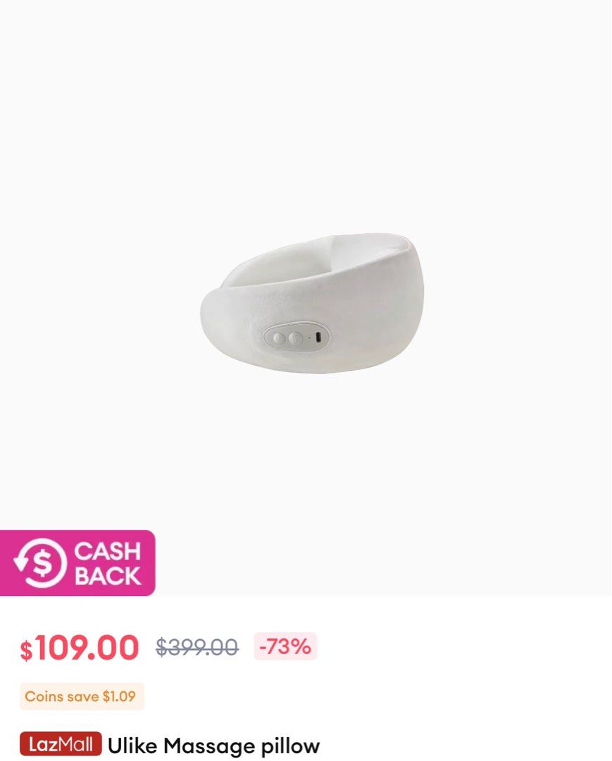 Ulike massage pillow, Health & Nutrition, Massage Devices on Carousell