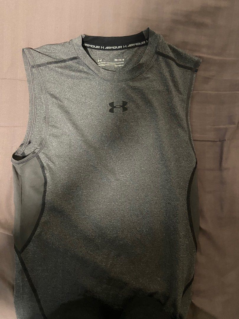 Under armour compression singlet, Men's Fashion, Activewear on Carousell