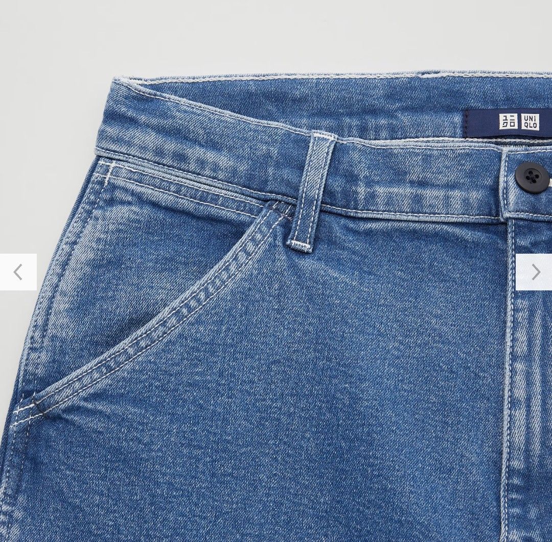Uniqlo Denim Work Pants, Men's Fashion, Bottoms, Jeans on Carousell