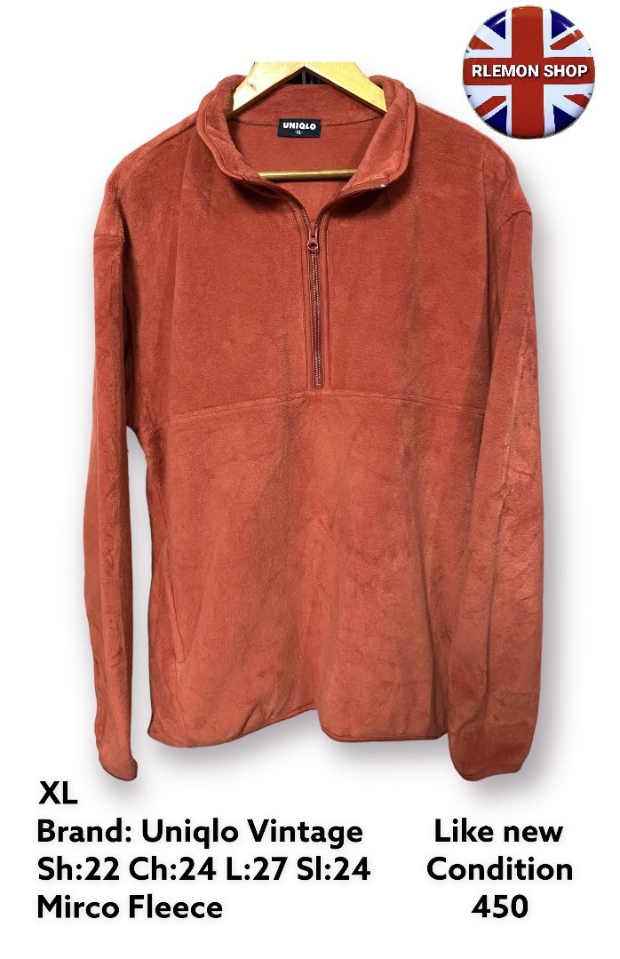 Uniqlo Half Zip Fleece Jacket, Men's Fashion, Coats, Jackets and ...