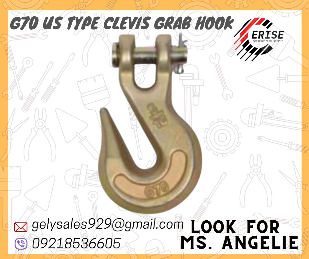 US TYPE CLEVIS GRAB HOOK, Commercial & Industrial, Construction Tools & Equipment on Carousell
