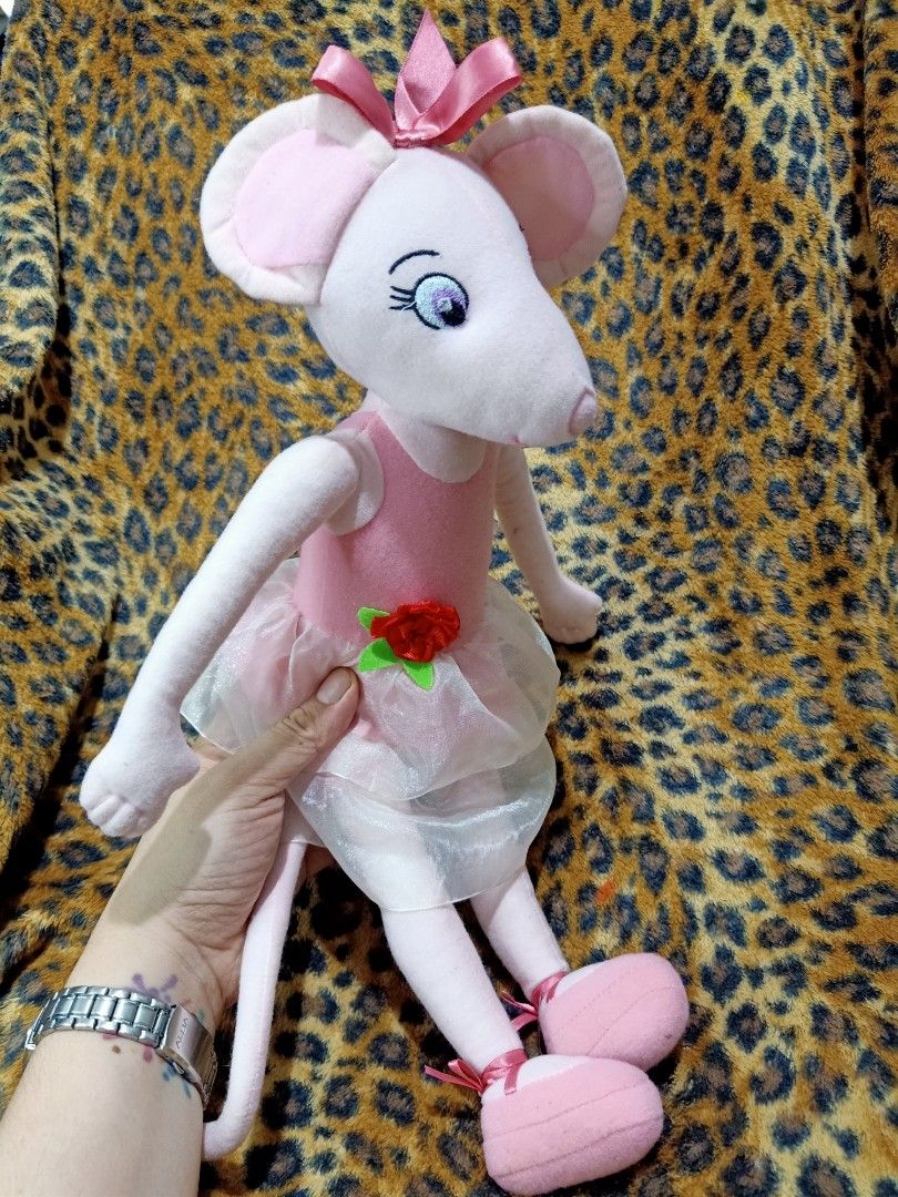 VERY PRETTY PINK ANGELINA BALLERINA MOUSE PLUSH, Hobbies & Toys, Toys ...
