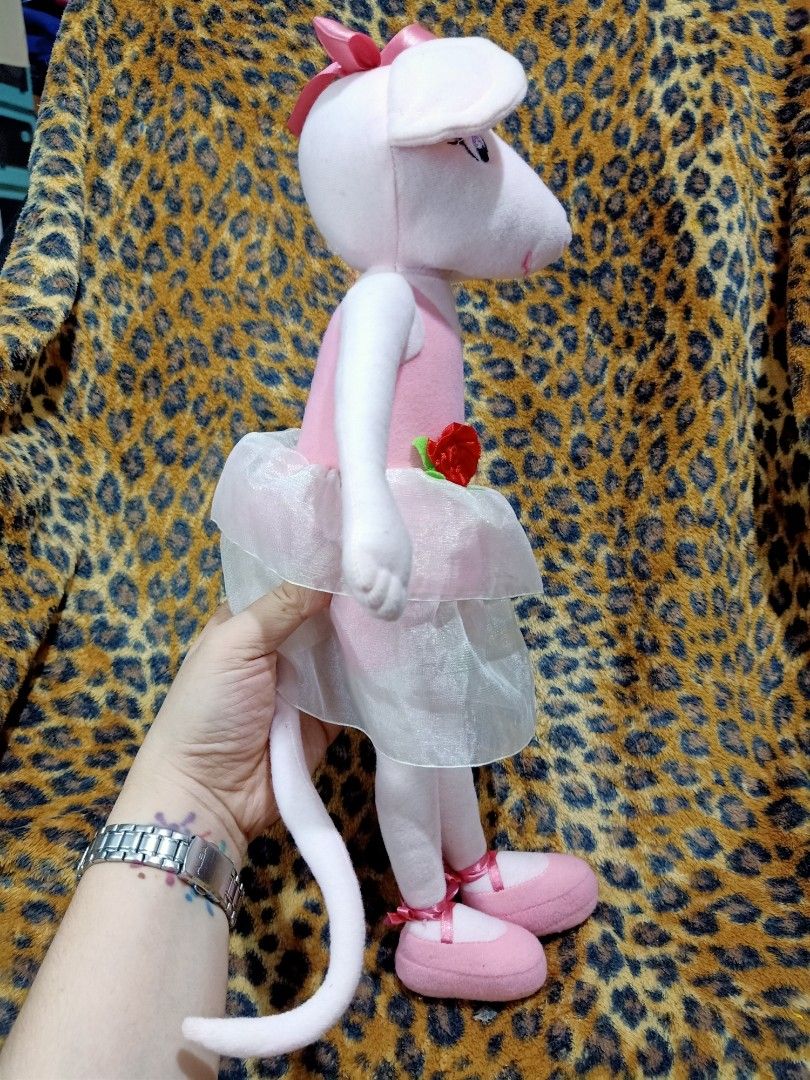 VERY PRETTY PINK ANGELINA BALLERINA MOUSE PLUSH, Hobbies & Toys, Toys ...