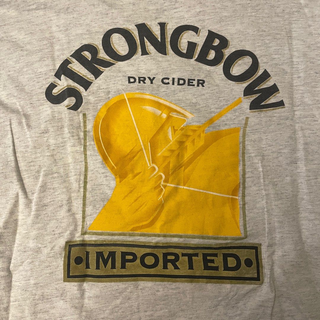 Vintage 90s Strongbow Imported Dry Cider Mega Print Mullet Tee, Men's ...