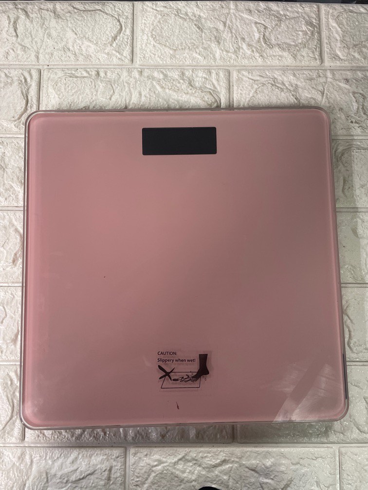 Visage Digital Weighing Scale Pink, Health & Nutrition, Health Monitors ...
