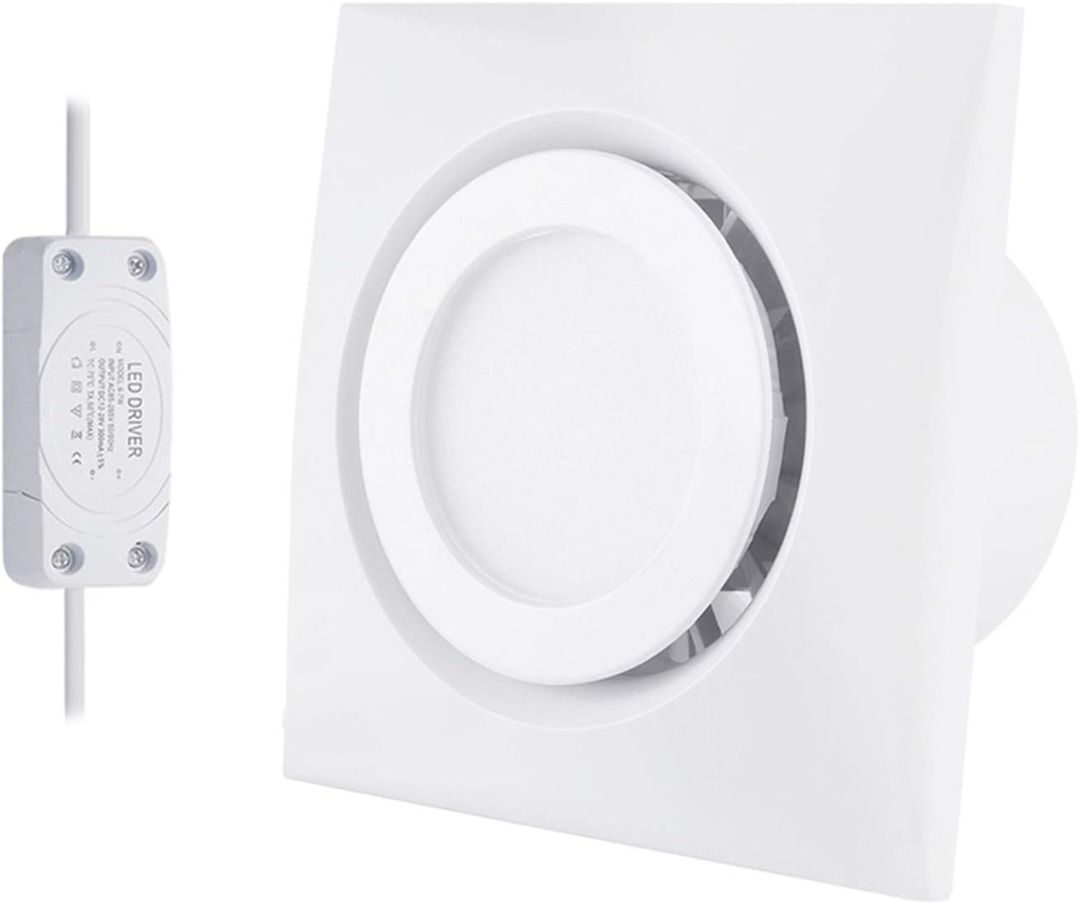 Wall Exhaust Fan, 4 Inch Exhaust Fan Wall Mount Bathroom Exhaust Fan ...