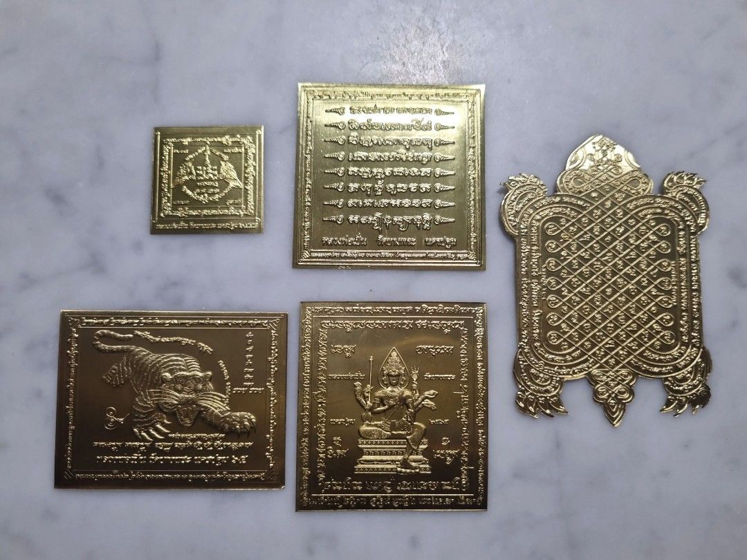Wat Bang Phra Gold Foil Takrut [LP Samang], Hobbies & Toys, Memorabilia ...