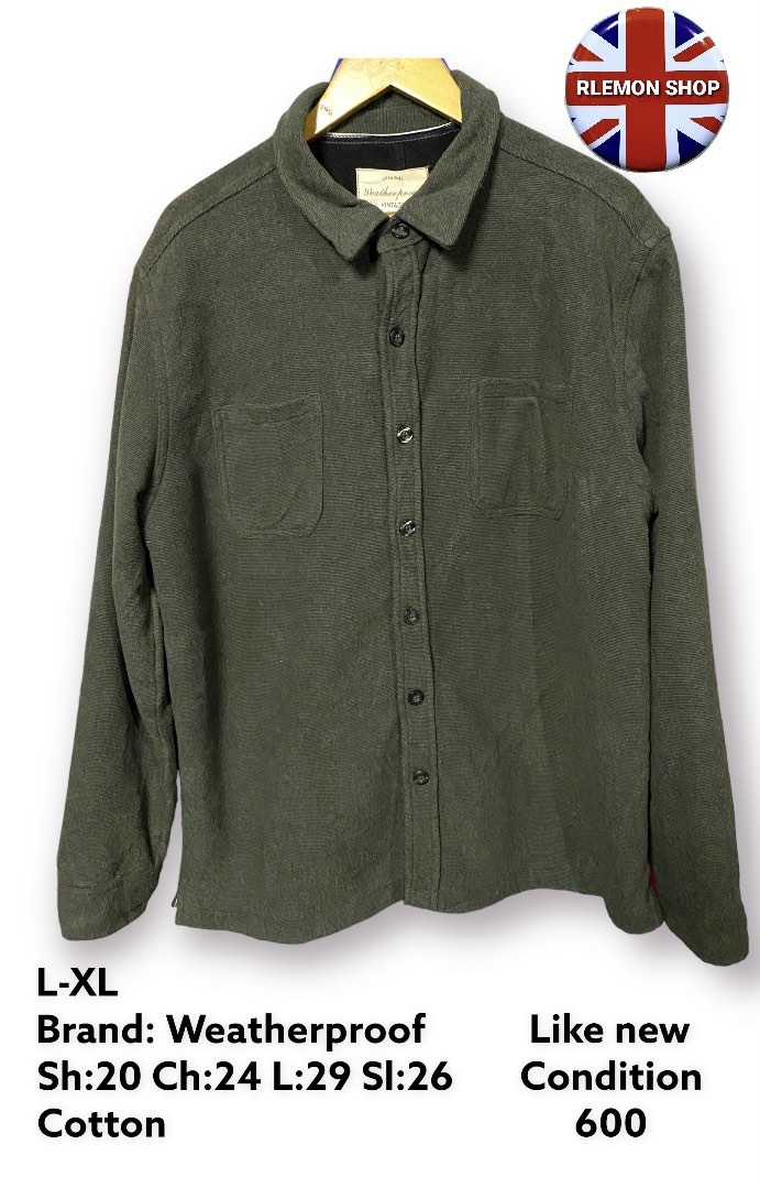 Weatherproof Button Jacket, Men's Fashion, Coats, Jackets and Outerwear ...