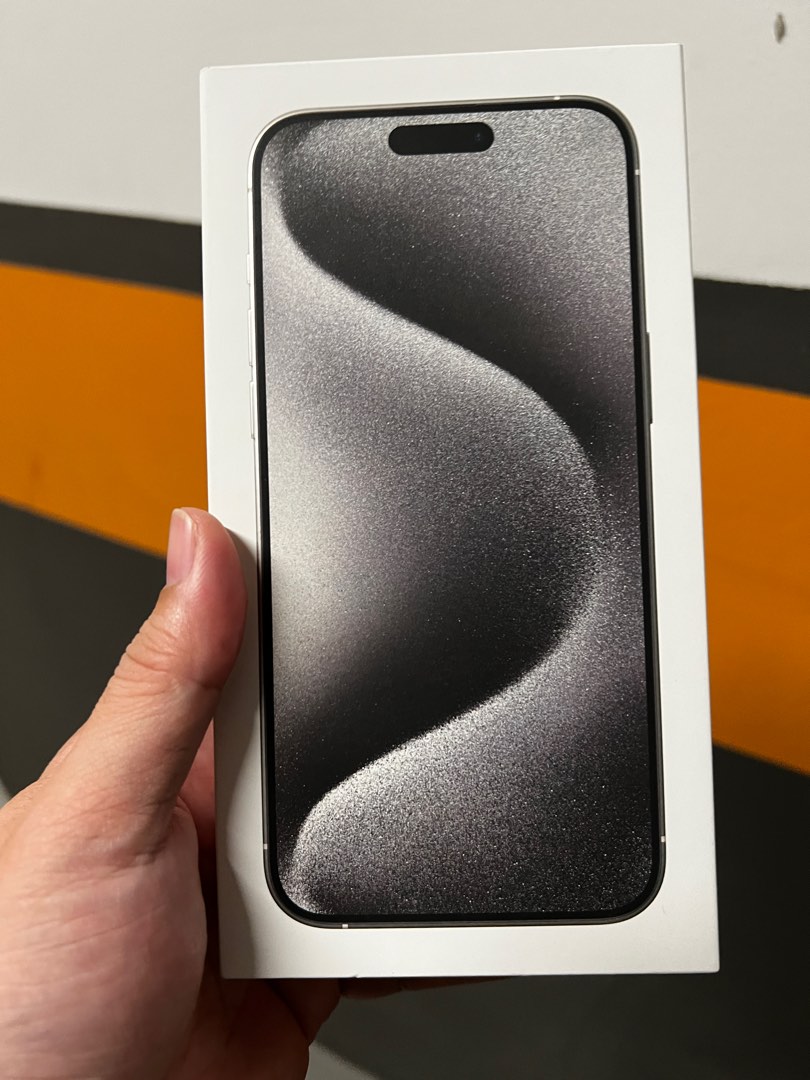 White Titanium iPhone 15 Promax, Mobile Phones & Gadgets, Mobile Phones ...