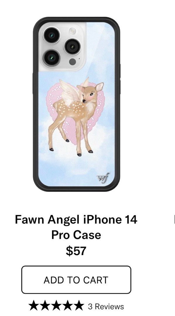 Wildflower Fawn Angel phone 14 Pro Case, Mobile Phones & Gadgets ...