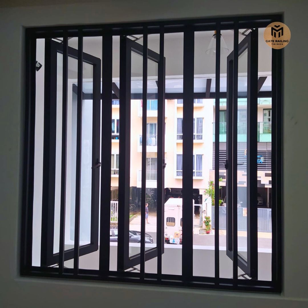 Window Grille HDB Casement, Sliding Grille, Furniture & Home Living ...
