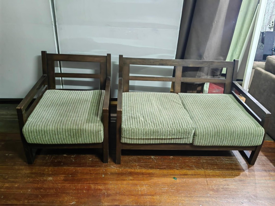 Wooden sofa Japan surplus, Furniture & Home Living, Furniture, Sofas on ...
