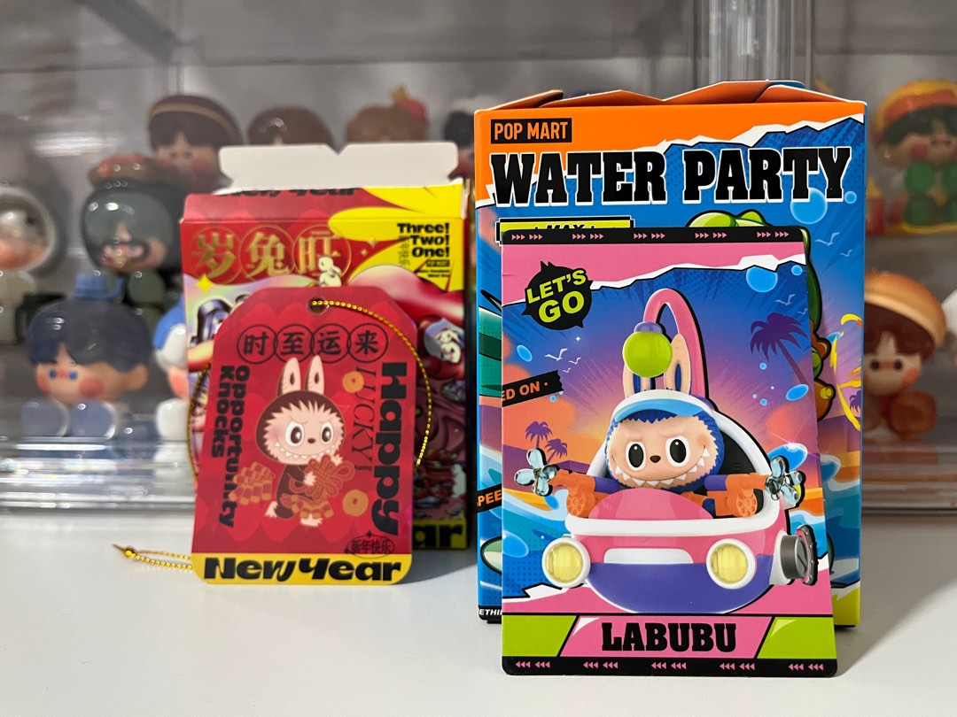 WTS Popmart Labubu Set- Water Party & Three, Two, One! Happy CNY ...