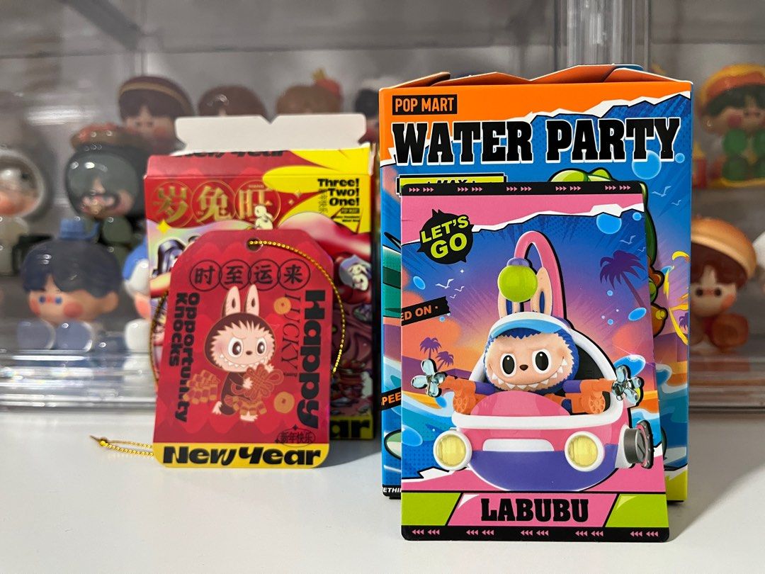 WTS Popmart Labubu Set- Water Party & Three, Two, One! Happy CNY ...