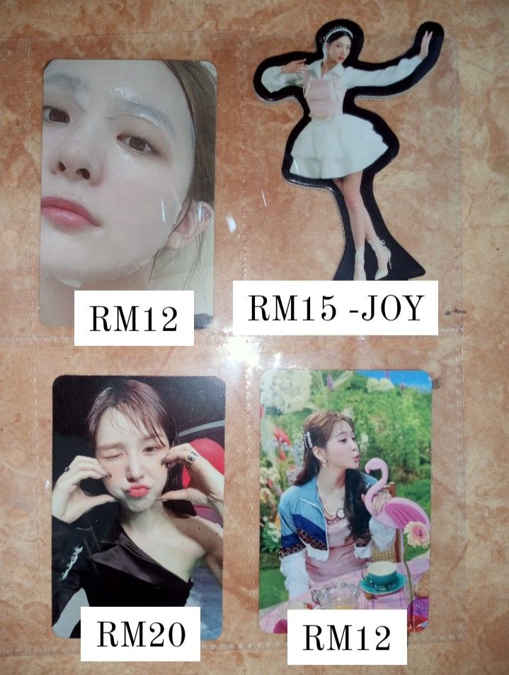 WTS RED VELVET PHOTOCARD (RV PC) - WENDY , YERI , SEULGI & JOY, Hobbies & Toys, Collectibles ...