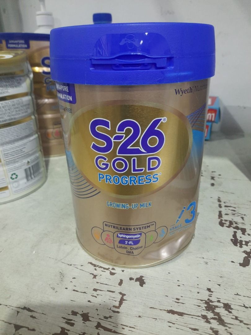 Wyeth Nutrition S-26 Gold Progress Stage 3 Growing-up Formula 900G - From 12 Months (dented ...