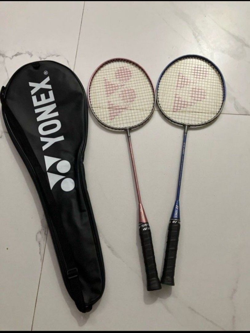 Yonex Badminton Rackets with yonex cover, Sports Equipment, Sports ...
